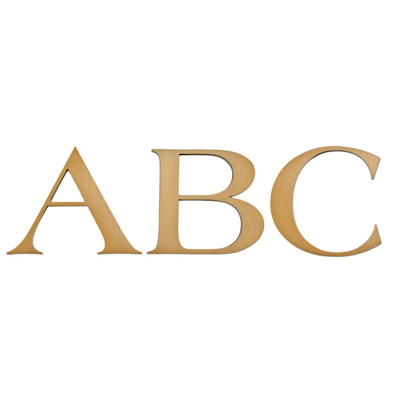 Americana Bold Cast Bronze Letters - Order Online - Best Value Signs ...