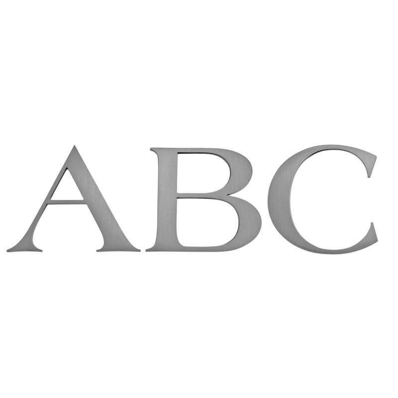 Americana Bold Cast Metal Letter Sign | Woodland Mfg