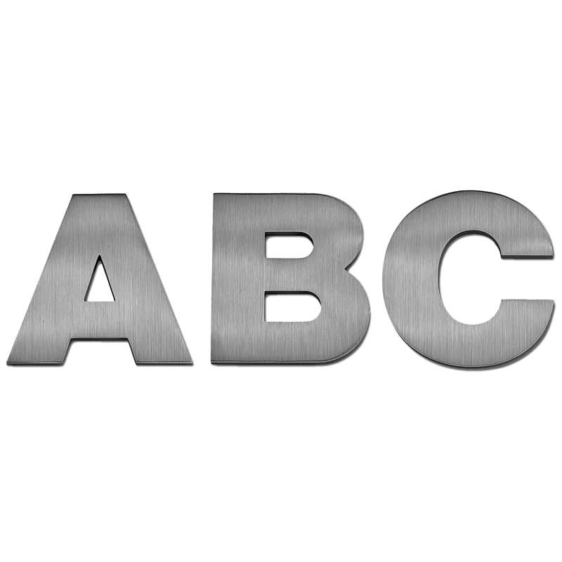 Helvetica Bold Cast Metal Letters - Any Color, Any Size | Woodland ...