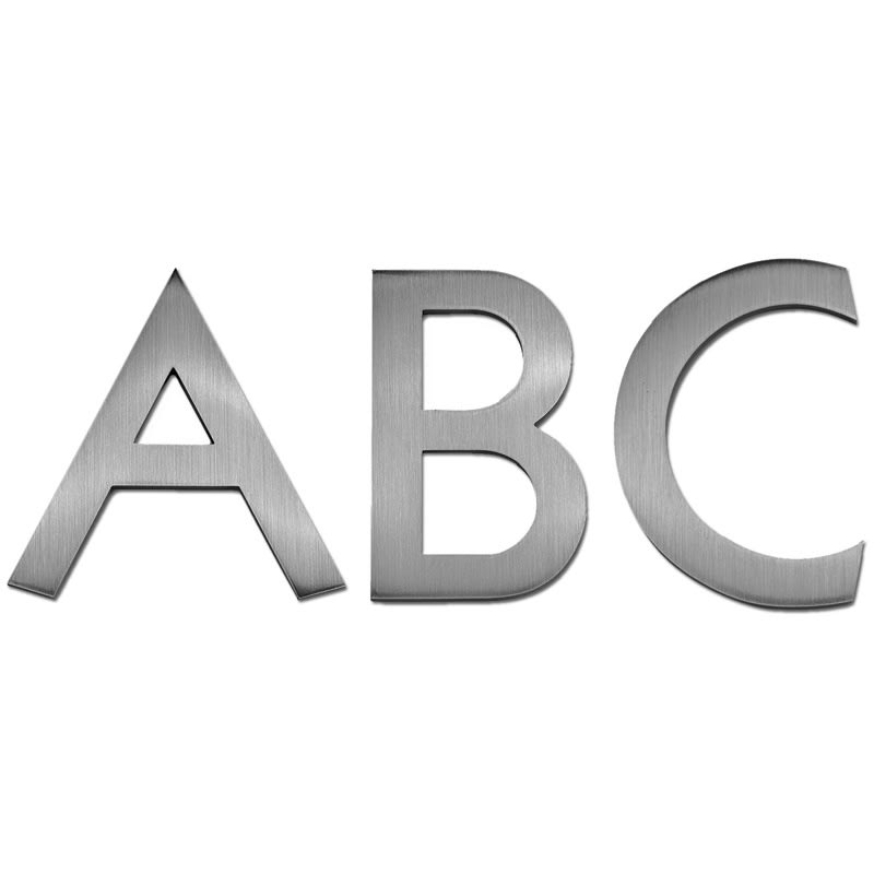 Kabel Cast Metal Letters - Any Color, Any Size - Order Online