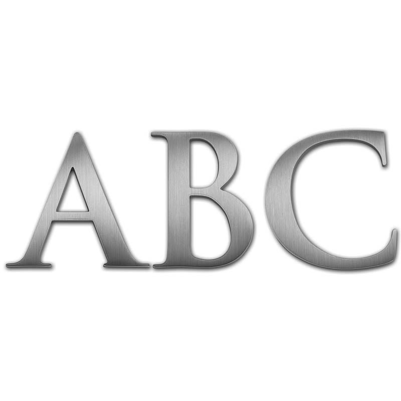 Trajan Bold Cast Metal Letters - Any Color, Any Size | Woodland ...