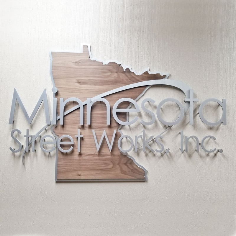 Custom Metal Signs & Displays - Finished | Woodland Mfg