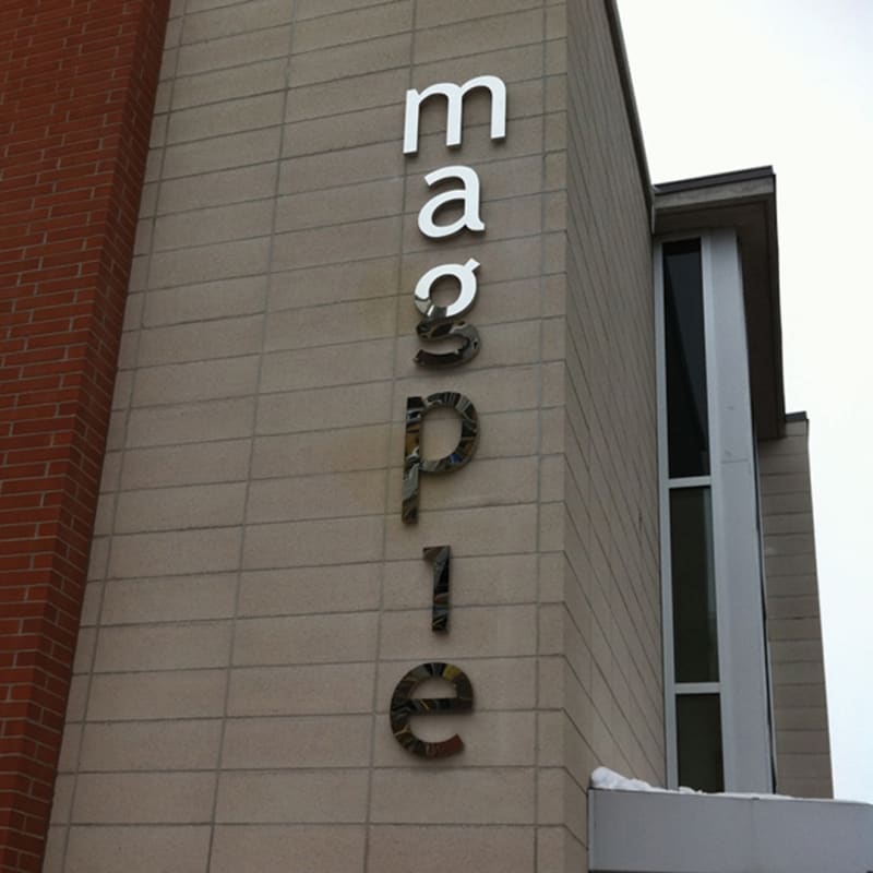 Fabricated Steel Letters - Block Metal Building Signs | Woodland Mfg