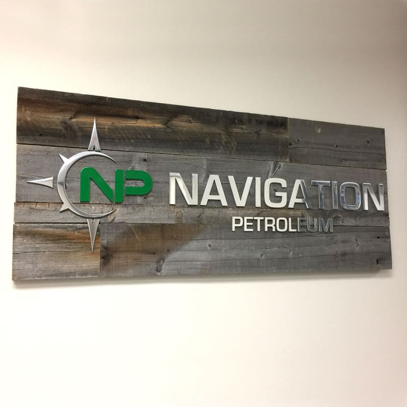Custom Metal Signs & Displays - Finished | Woodland Mfg