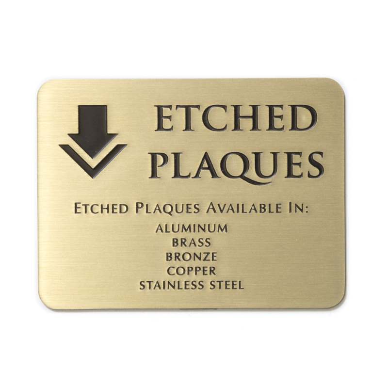 Plaque Sign Sample | Woodland Manufacturing