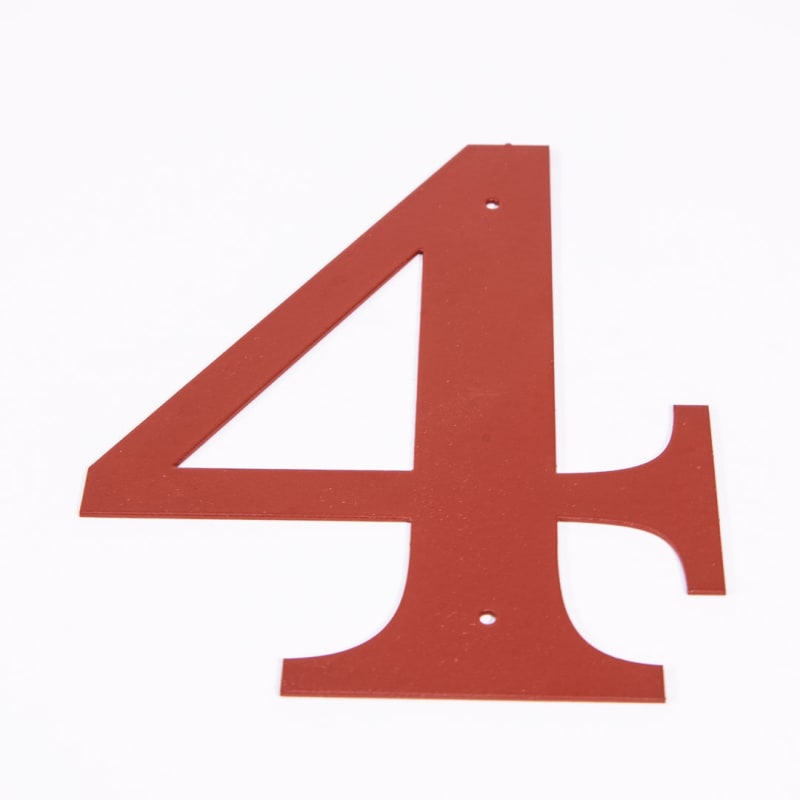 Flat Metal Address Numbers - Custom Numbers | Woodland Mfg