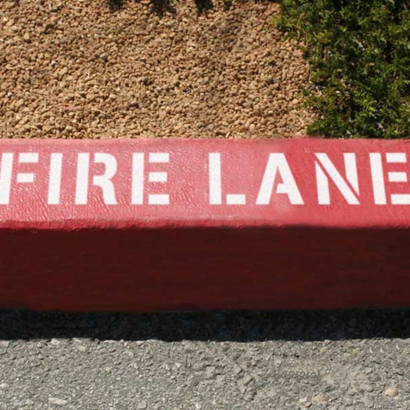 Fire Zone Stencil | Woodland Manufacturing
