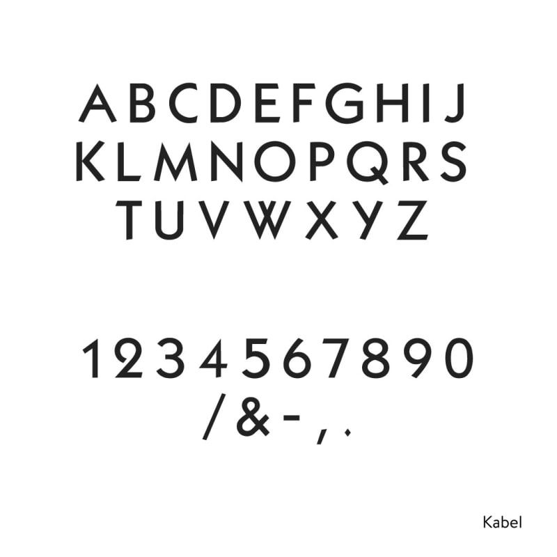 Kabel Bronze Letters - Order Online - Best Value Signs | Woodland ...