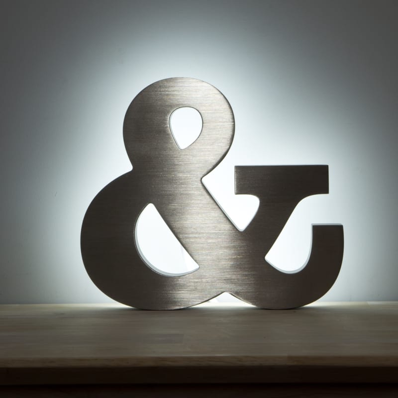 Halo Lit Letters - Stainless Steel Face | Woodland Manufacturing