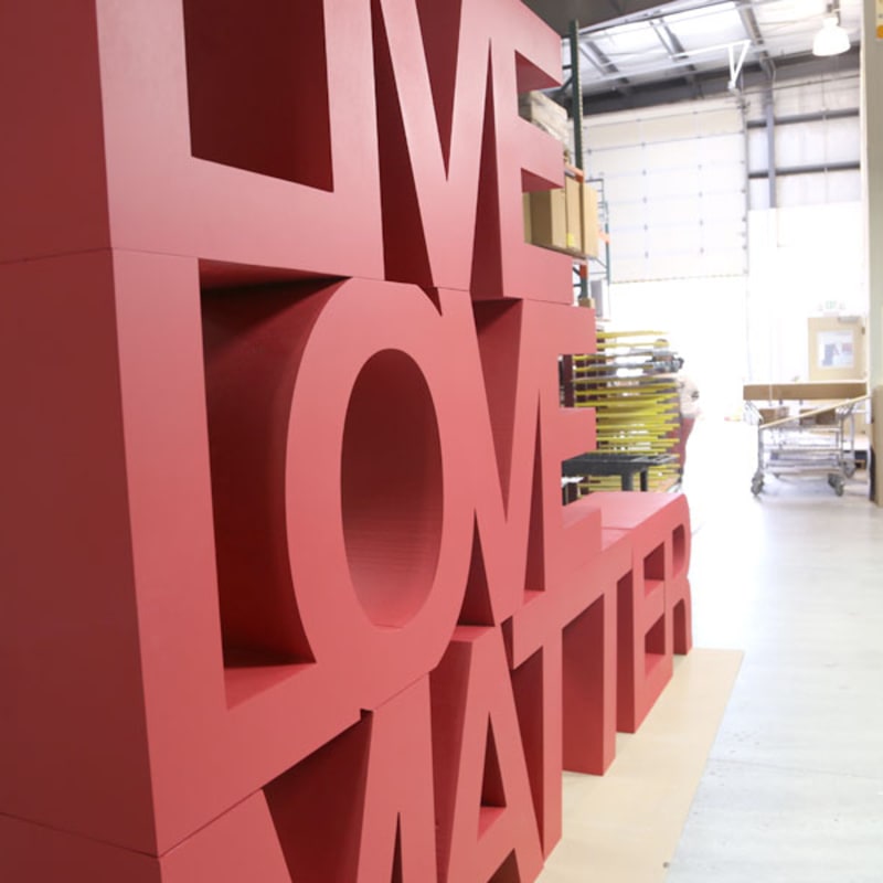 Giant Oversized Letters - Any Font, Graphics Welcome | Woodland ...