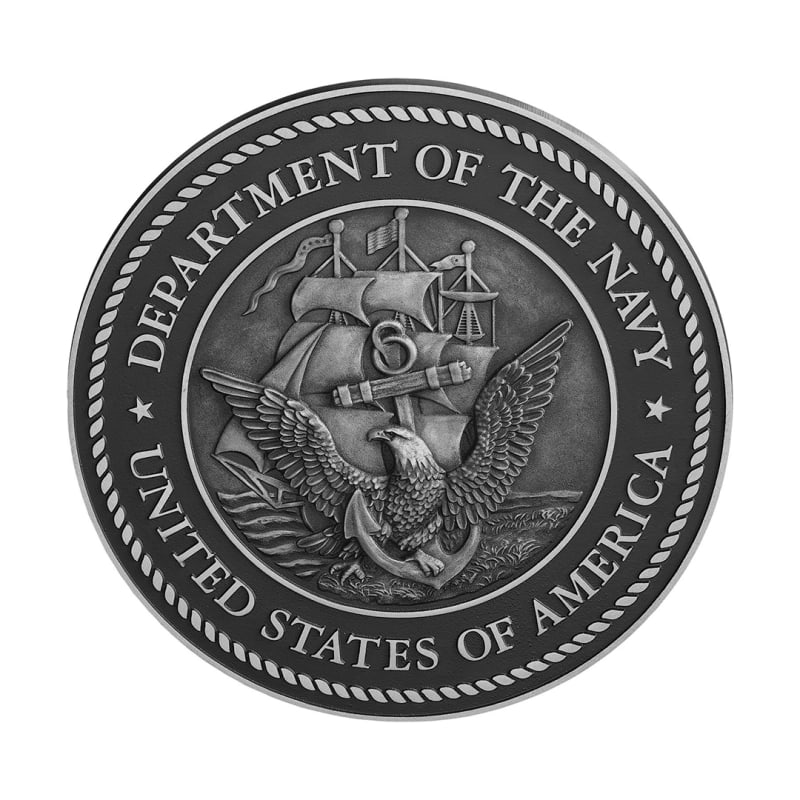 Navy Plaque - Metal Navy Seal Sign | Woodland Mfg