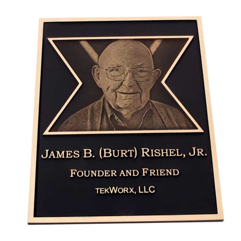 Bronze Photo Portrait Plaque - Custom Lifetime Guarantee | Woodland ...