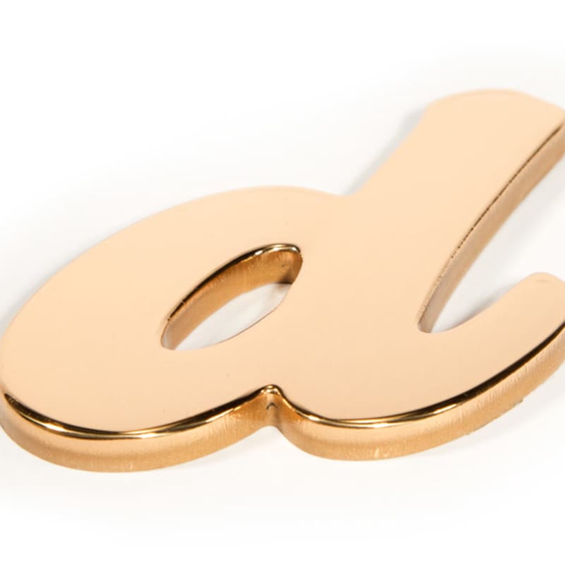 Polished Bronze Letters - Custom Gold Letters Polished to Perfection ...