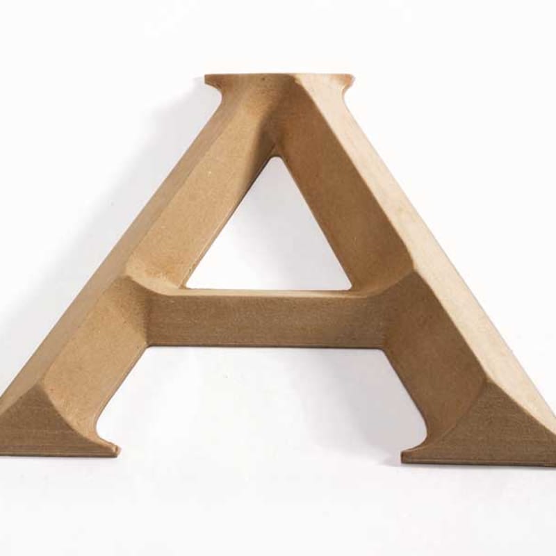 Prismatic Wood Letters - Carved Sign Letters | Woodland Manufacturing