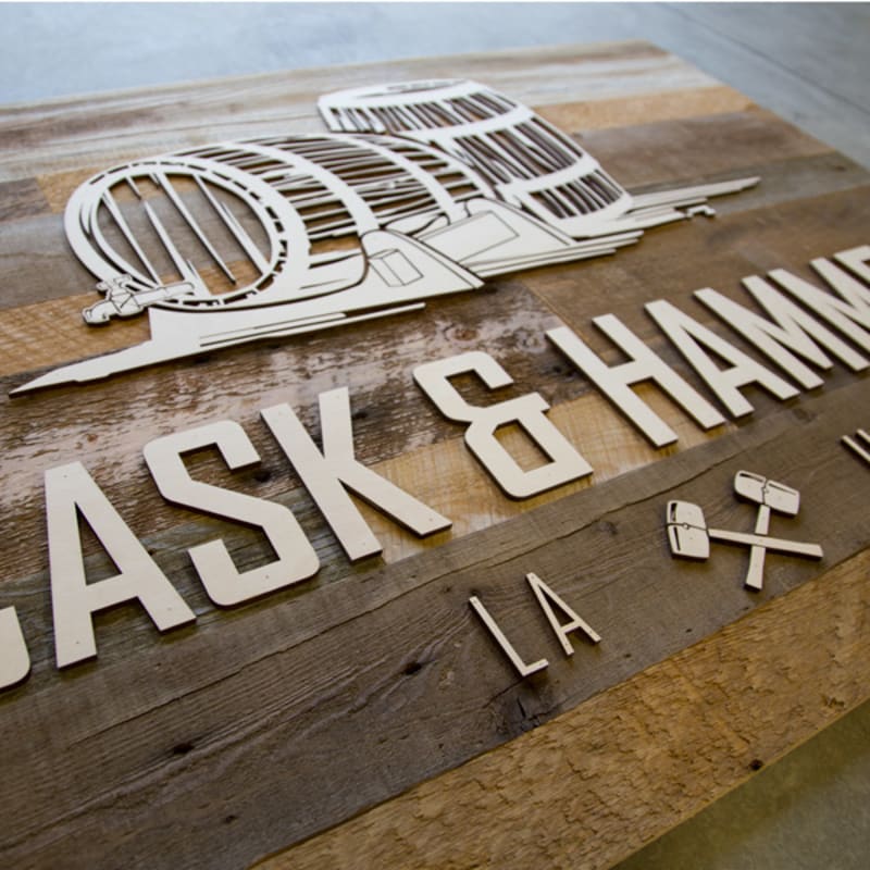 Reclaimed Wood Signs - Custom Made and Sourced in Idaho | Woodland ...