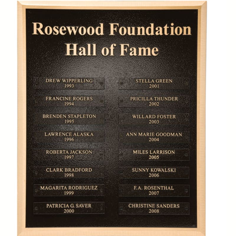 Recognition Plaques - Custom - Design Help | Woodland Manufacturing