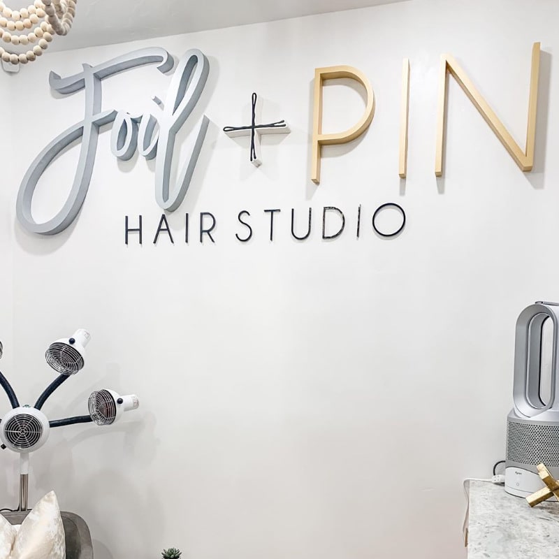 Salon Signs - Custom Studio Signs | Woodland Manufacturing