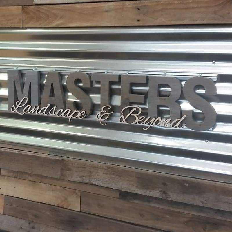 Script Sign Letters - Custom Wood Script | Woodland Mfg