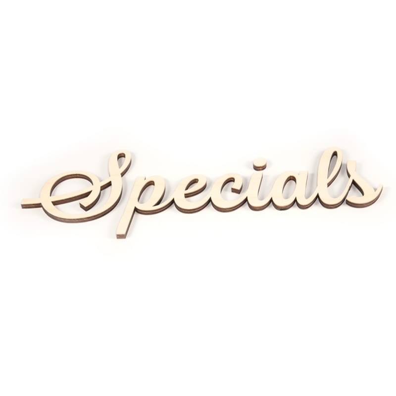 Script Sign Letters - Custom Wood Script | Woodland Mfg