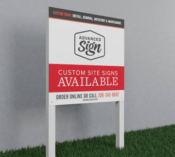 Site Signs - Property Sign Services | Advanced Sign