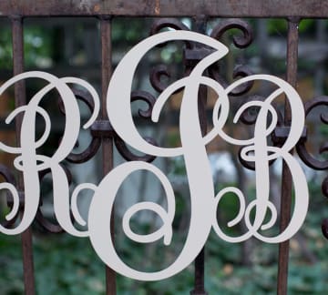 Metal Monogram Letters, Signs & Wall Art | Craftcuts.com