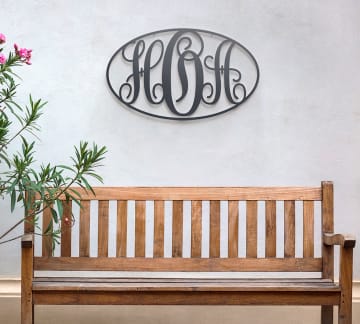Metal Monogram Letters, Signs & Wall Art | Craftcuts.com