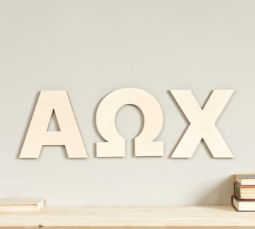 Custom Greek Letters - Wooden Sorority Letters | CraftCuts.com
