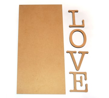 DIY Love Collage Sign - Family Photo Collage | Craftcuts.com