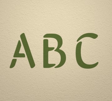 Alphabet & ABC Stencil Sets | CraftCuts.com