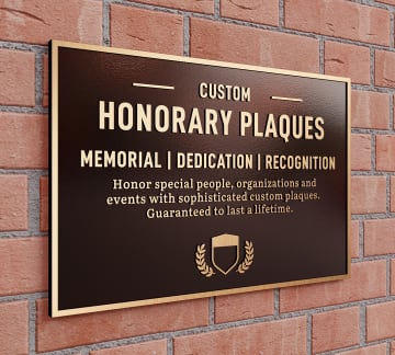 Plaques - Custom Design | Woodland Manufacturing