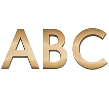 Cast Bronze Sign Letters | Woodland Manufacturing