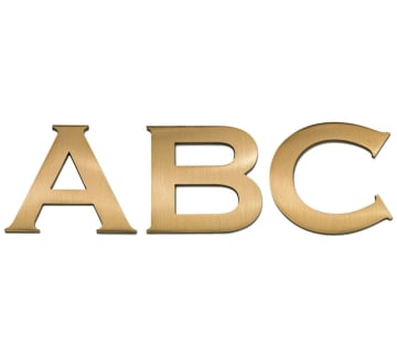 Cast Bronze Sign Letters | Woodland Manufacturing