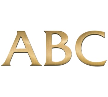 Cast Bronze Sign Letters | Woodland Manufacturing