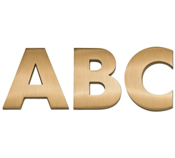 Cast Bronze Sign Letters | Woodland Manufacturing