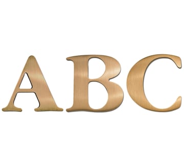 Cast Bronze Sign Letters | Woodland Manufacturing