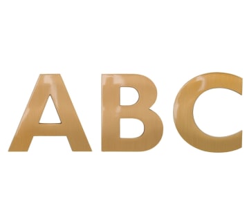 Cast Bronze Sign Letters | Woodland Manufacturing