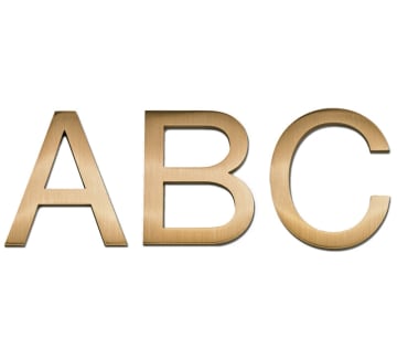 Cast Bronze Sign Letters | Woodland Manufacturing