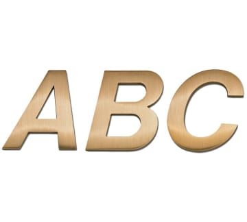 Cast Bronze Sign Letters | Woodland Manufacturing