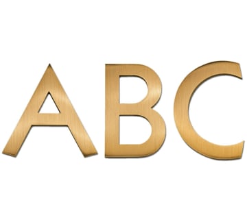 Cast Bronze Sign Letters | Woodland Manufacturing