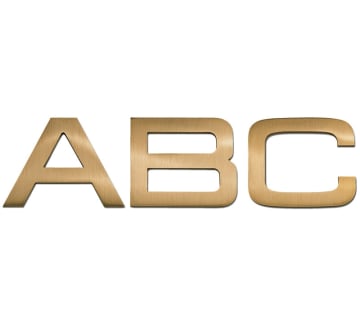 Cast Bronze Sign Letters | Woodland Manufacturing