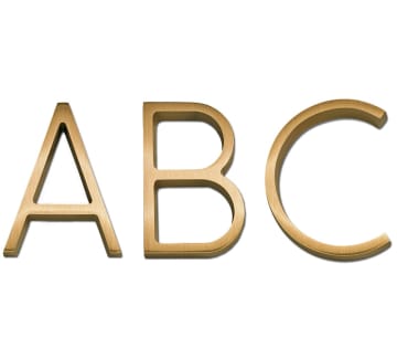 Cast Bronze Sign Letters | Woodland Manufacturing