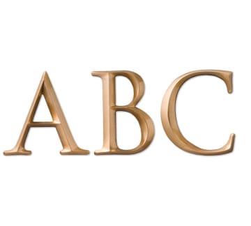 Cast Bronze Sign Letters | Woodland Manufacturing