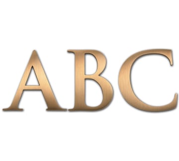 Cast Bronze Sign Letters | Woodland Manufacturing