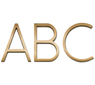 Cast Bronze Sign Letters | Woodland Manufacturing