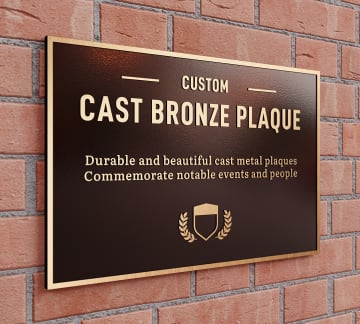 Bronze Plaques - Customize Your Bronze Plaque | Woodland Manufacturing