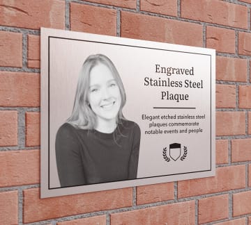 Engraved Plaques - Customize your etched plaque | Woodland Manufacturing
