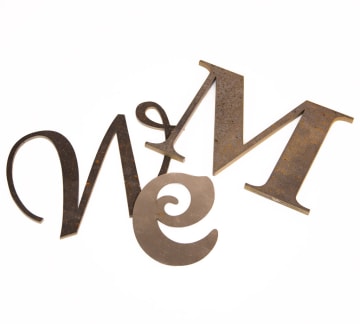 Cut Metal Letters - Any Font, Any Size, Custom | Woodland Mfg