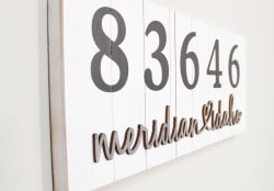 How to Make a DIY Zip Code Sign | CraftCuts.com