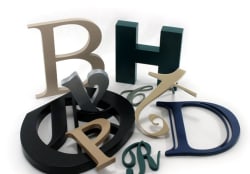How to Stud Mount Metal Letters - Make your own Custom Metal Sign | DIY