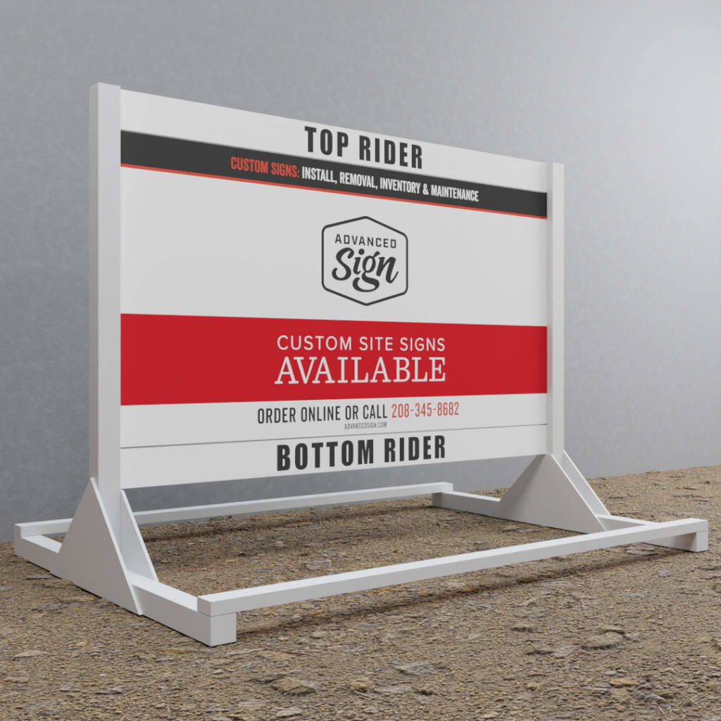 Custom Site Sign Riders | Advanced Sign